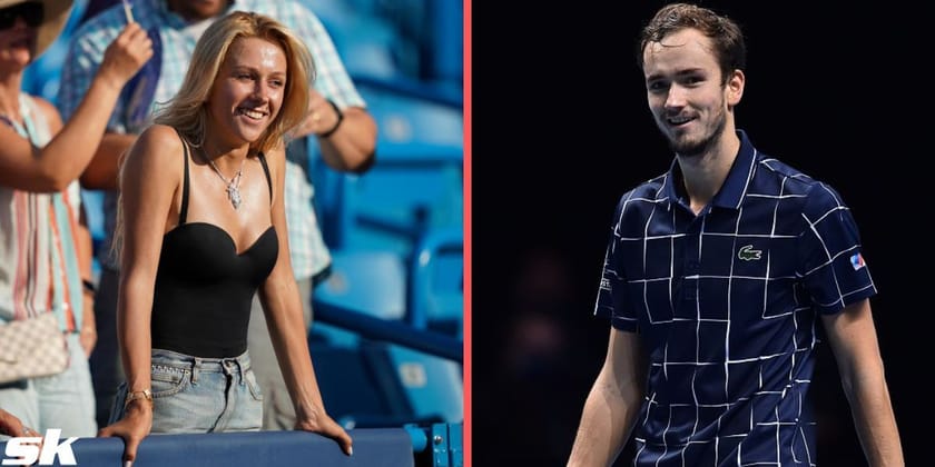 Daniil Medvedev’s wife Daria seen in player box at ATP Finals for first ...