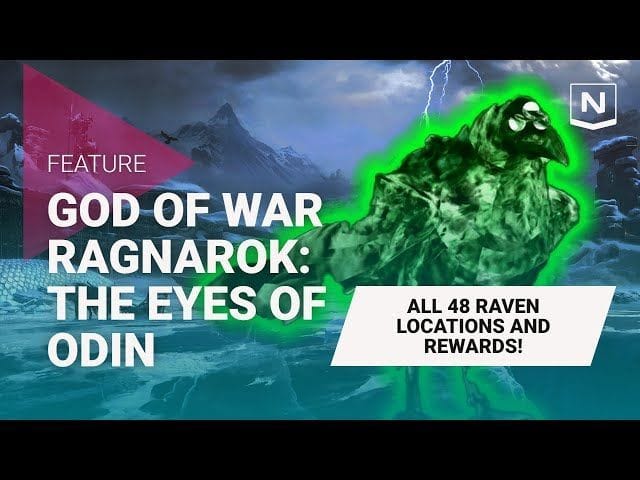 God of War Ragnarok - Where to find Odin's Ravens in Alfheim