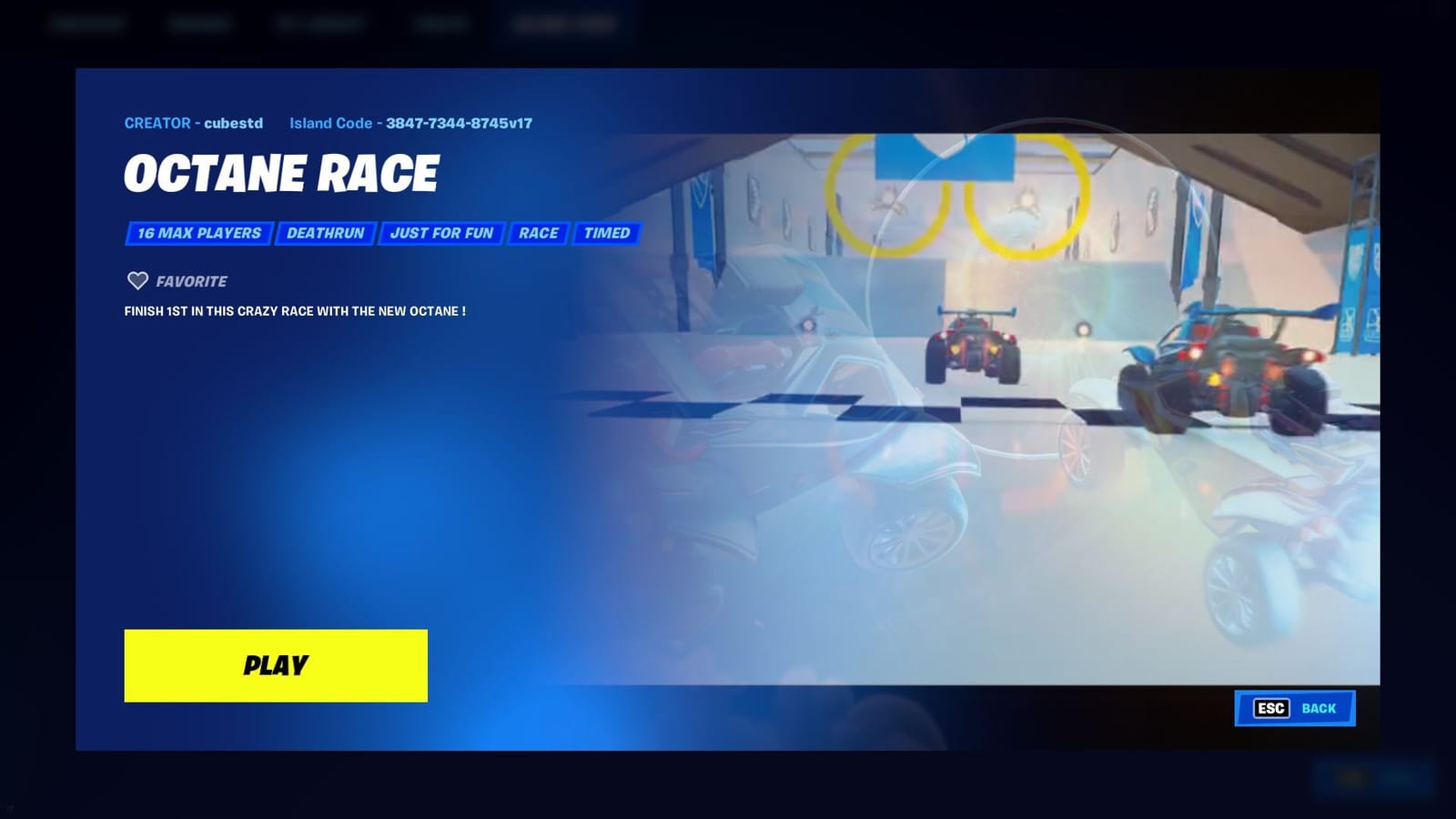 Fortnite Octane Quests: All maps codes & challenges