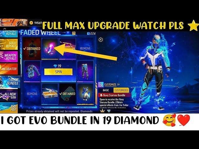 New Free Fire MAX Faded Wheel: FFWS Legendary Tailor bundle and other ...