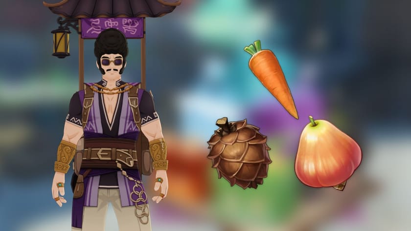 Genshin Impact Pinecone, Carrot, and Sunsettia locations: Where to find ...