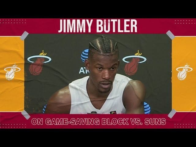 Jimmy Butler on his game-winning defensive play on Devin Booker: "I ...
