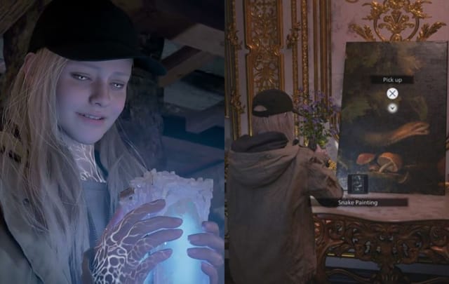 How to solve painting puzzle in Resident Evil Village Shadows of Rose DLC