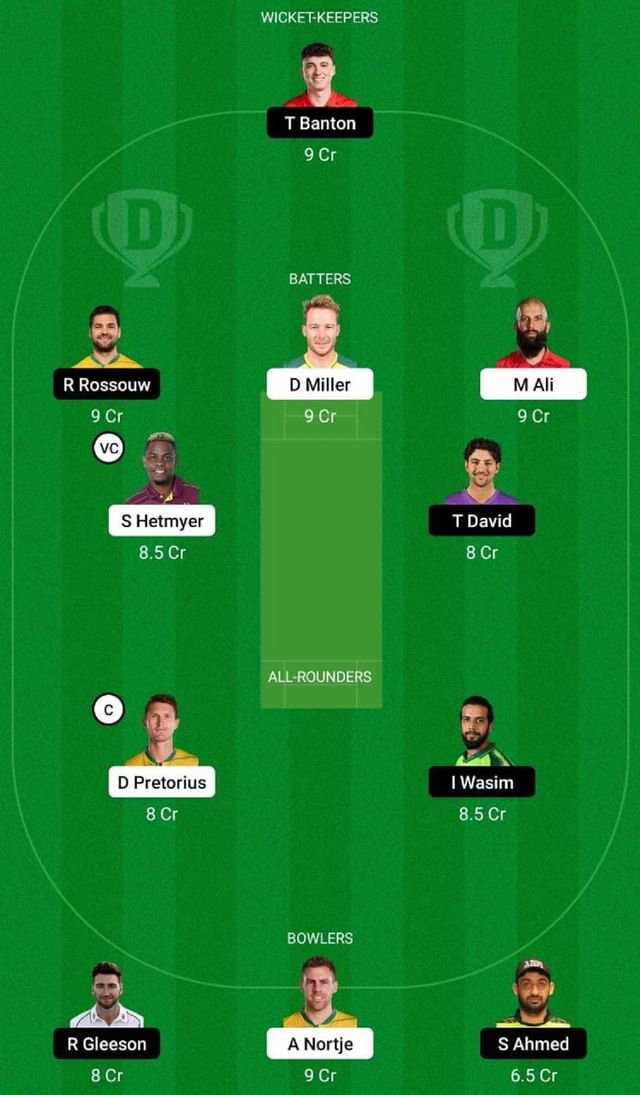 MSA vs DB Dream11 Prediction: Fantasy Cricket Tips, Today's Playing 11, Player Stats, Pitch ...
