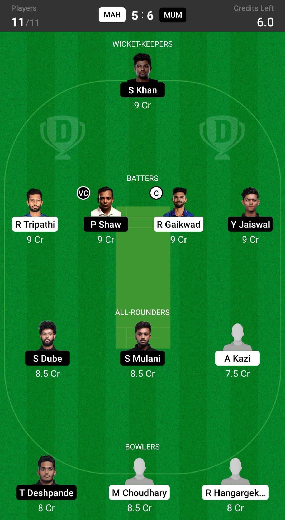 MAH vs MUM Dream11 Prediction: Fantasy Cricket Tips, Today's Playing 11 ...
