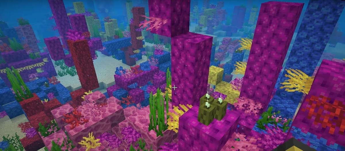 Brain Coral in Minecraft