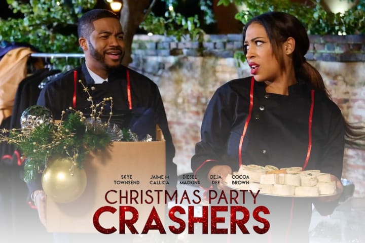Skye Townsend's Christmas Party Crashers: Who stars in the BET+ drama film?