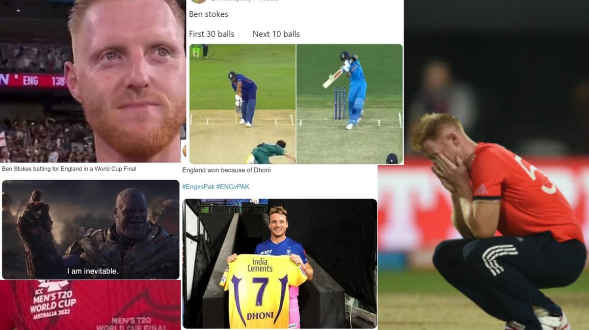 T20 World Cup 2022: Top 10 funny memes as Ben Stokes helps England lift ...