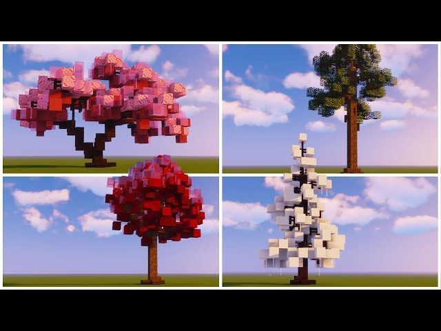 5 best custom Minecraft tree designs for beginners
