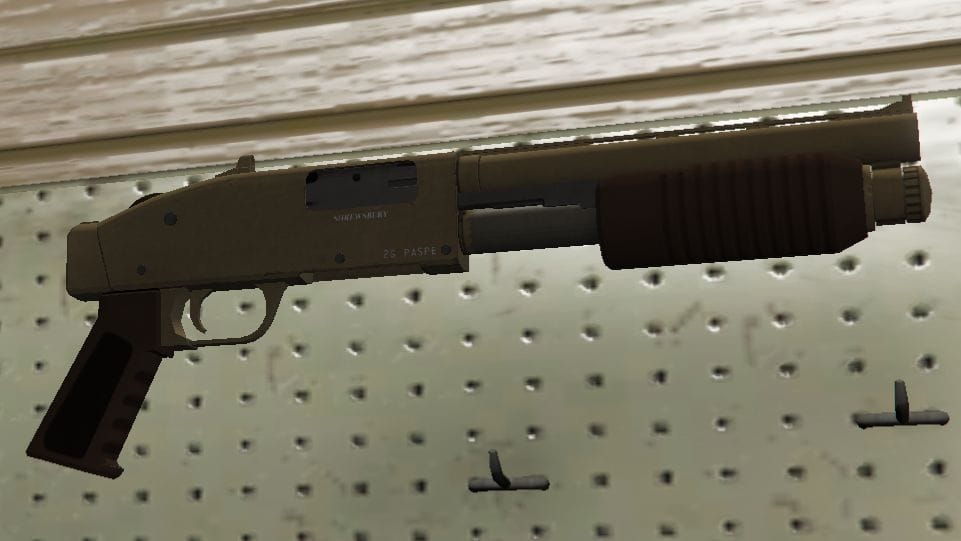 Sawed-Off Shotgun In GTA 5