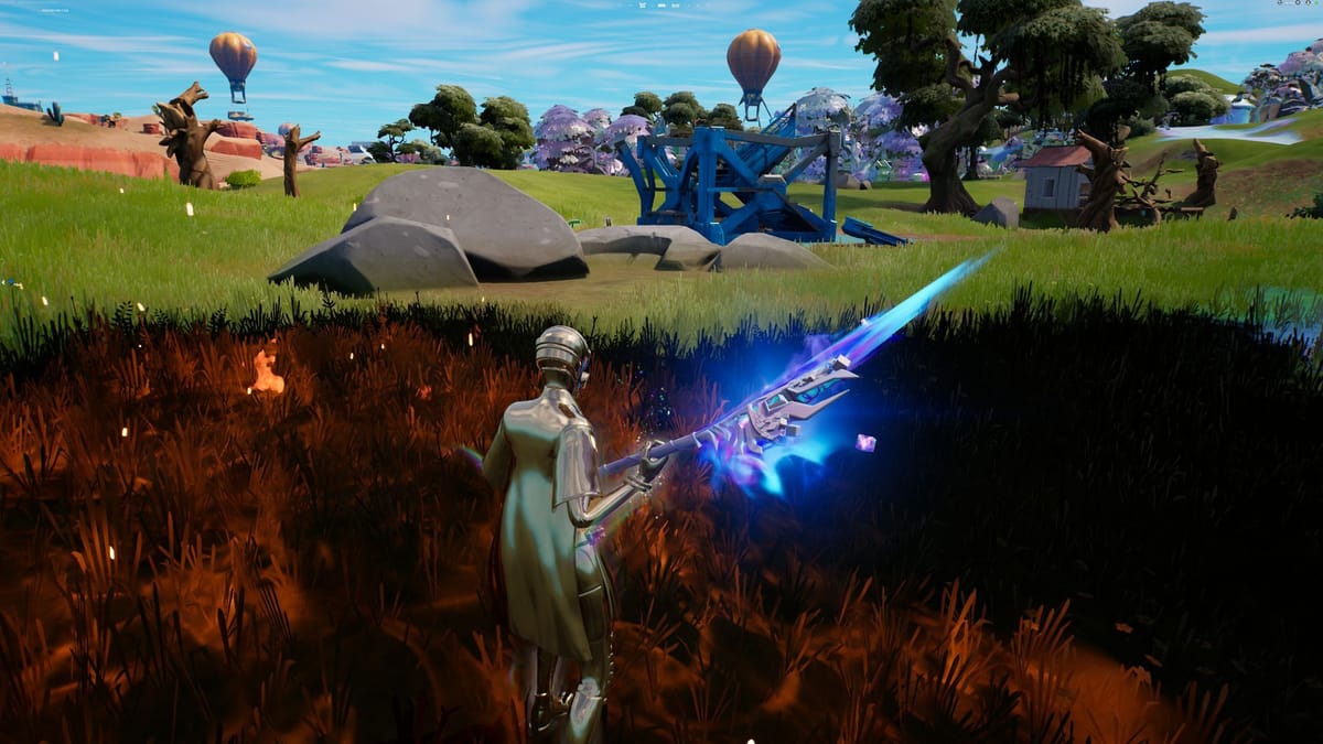 How long does Chrome Splash effect last in Fortnite?