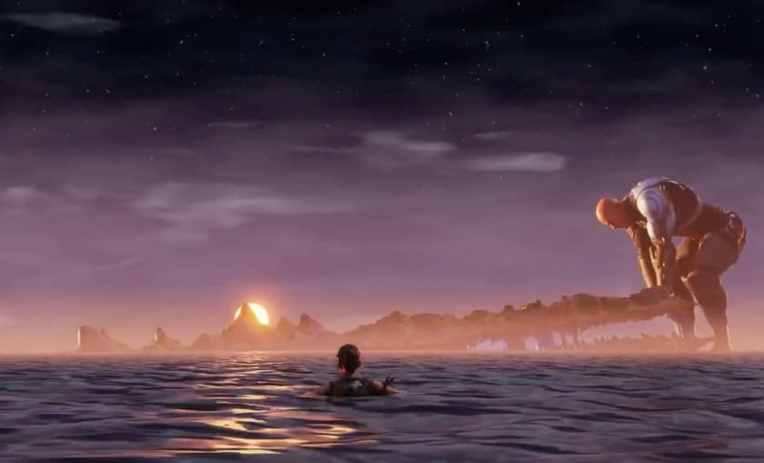 The Rock lifts Fortnite into Chapter 4 in viral art concept