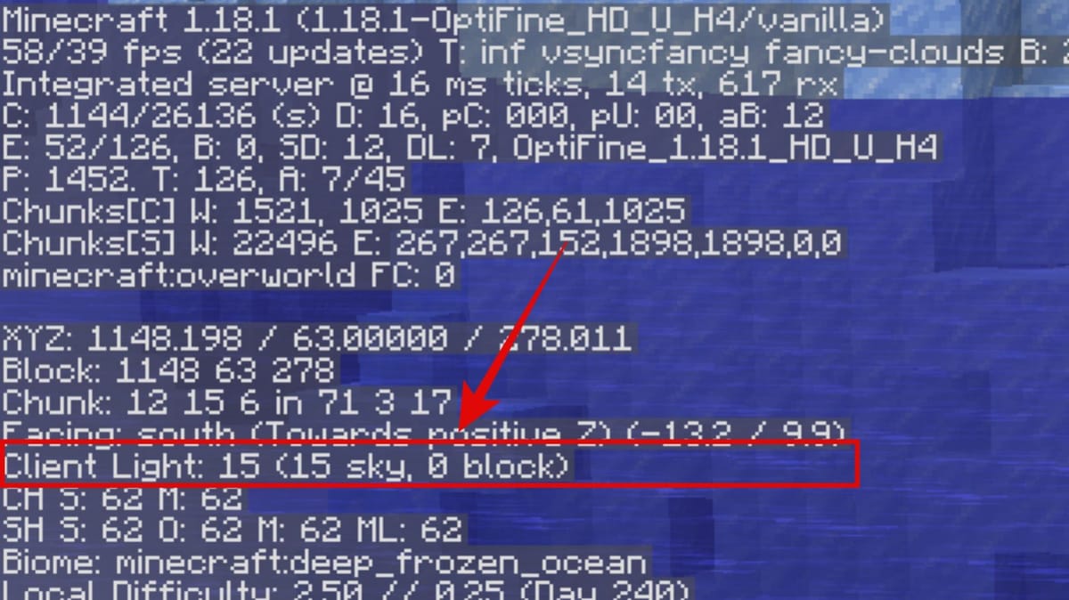Minecraft F3 debug screen guide for beginners