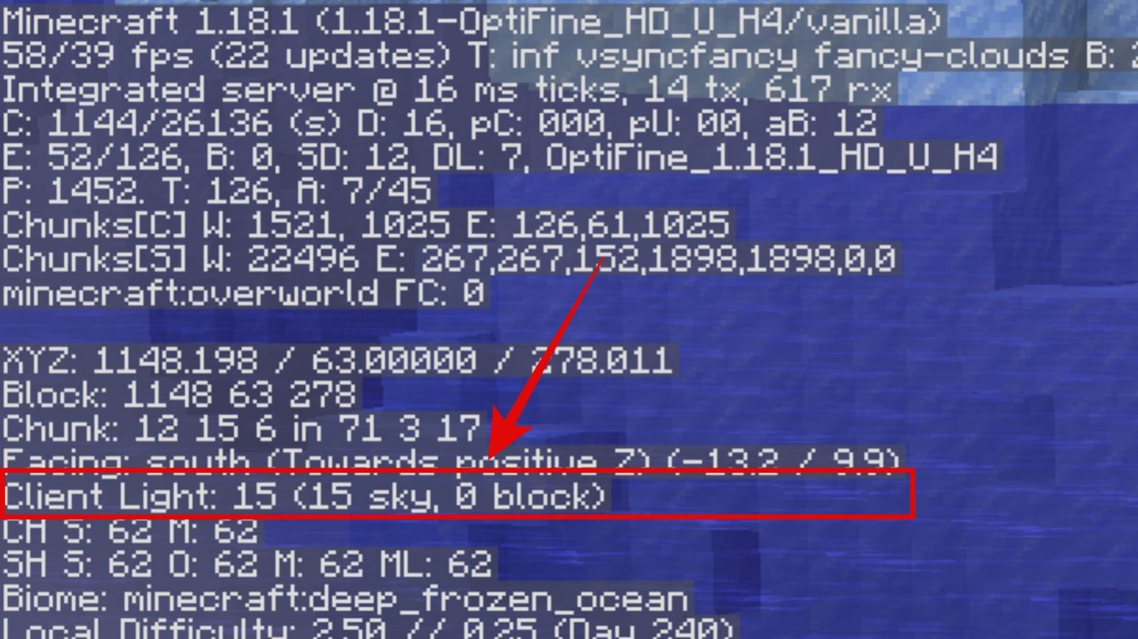 Minecraft F3 debug screen guide for beginners