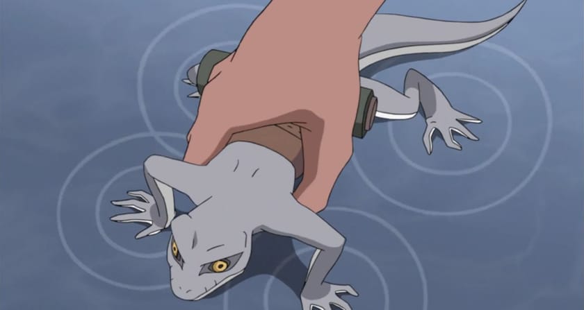 Who is Messenger Lizard in Naruto?