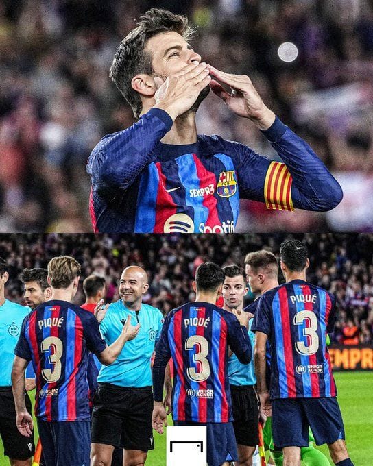 Manchester United pay tribute to retiring Barcelona legend Gerard Pique