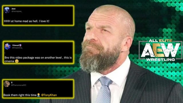"HHH (Triple H) at home mad as hell" - Twitter explodes to AEW teasing ...