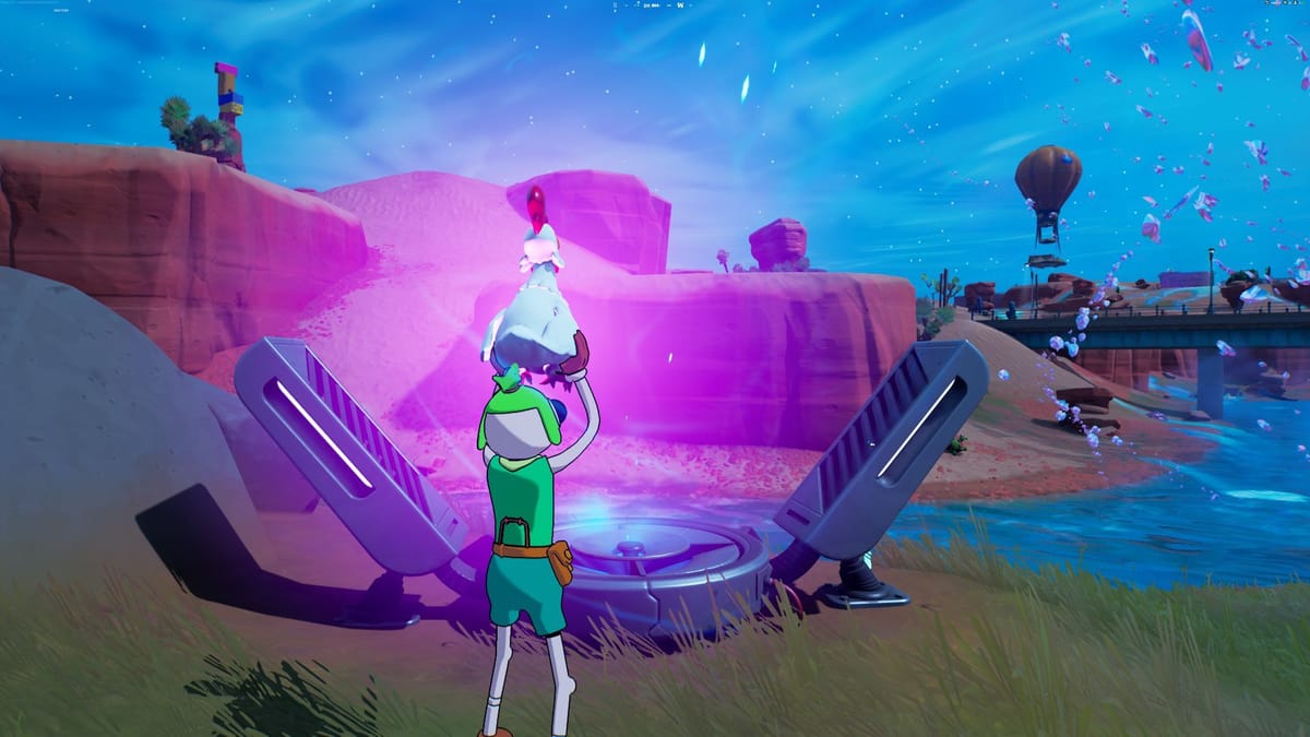 Fortnite: How to use a D-Launcher at Shimmering Shrine or Cloudy Condos