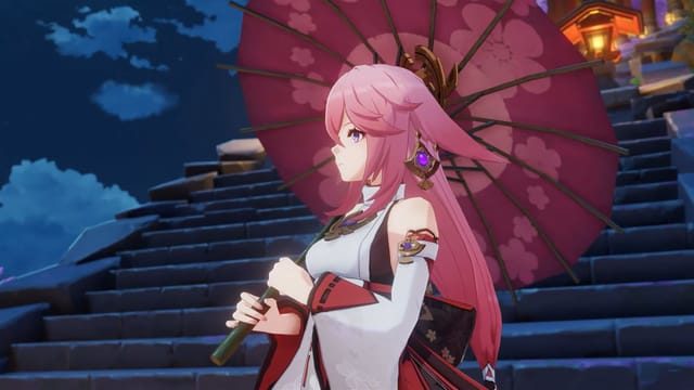 Genshin Impact Yae Miko build guide: Artifacts, weapons, talent priority, teams, and materials