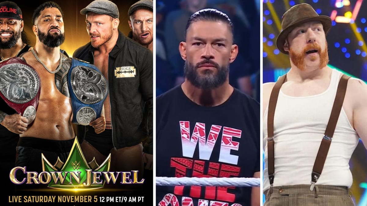 WWE Crown Jewel 2022: 5 potential finishes for The Usos vs. The ...