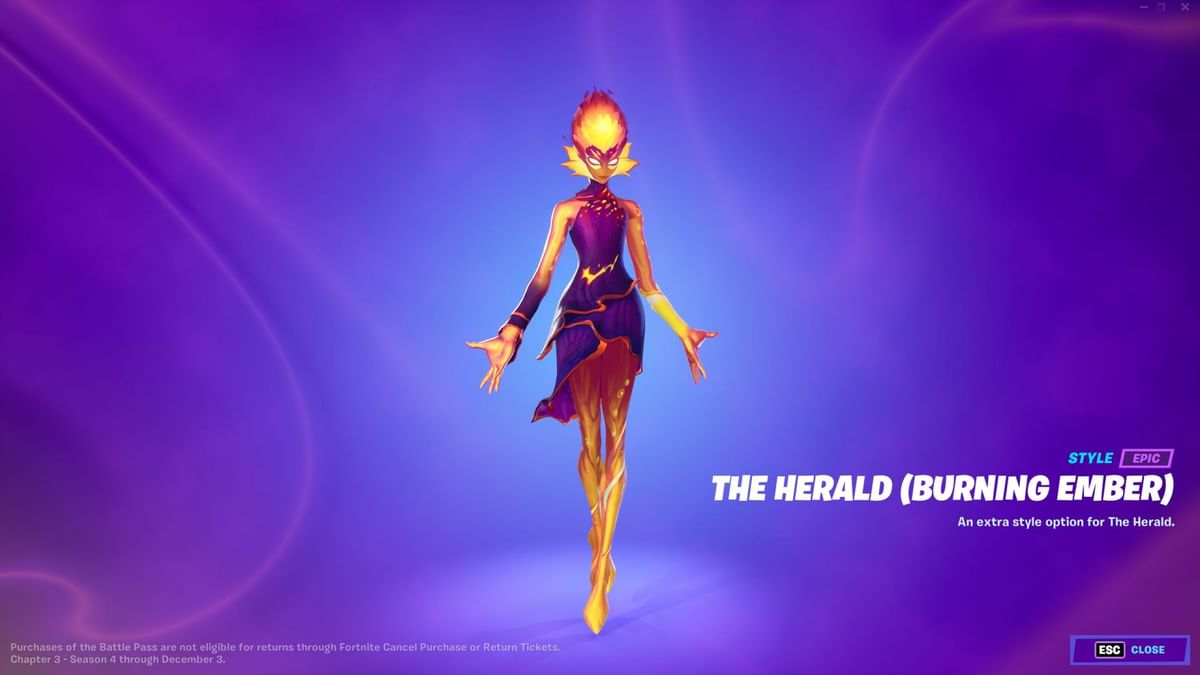 How to unlock super style for The Herald skin in Fortnite