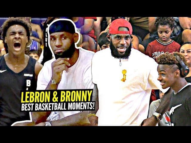 Watch: LeBron James’ sons Bronny James and Bryce James show out at Sierra Canyon’s Midnight ...