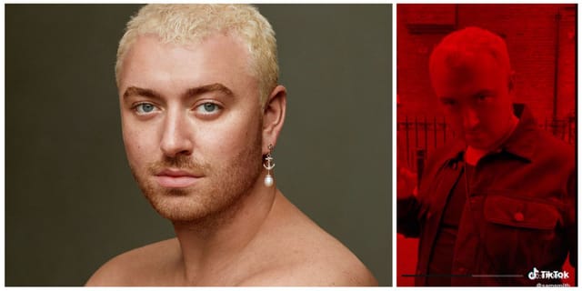 "It's giving Shane Dawson": Sam Smith caught creating TikTok sparks ...