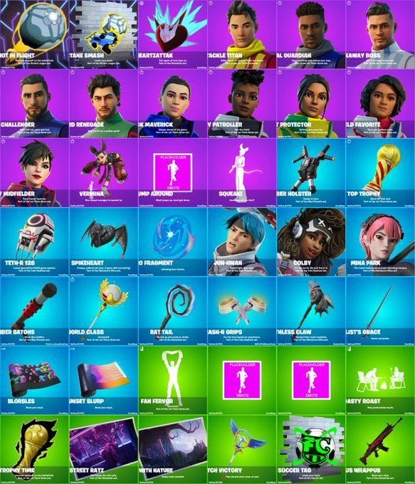 Every new Fortnite skin leaked with the v22.40 update