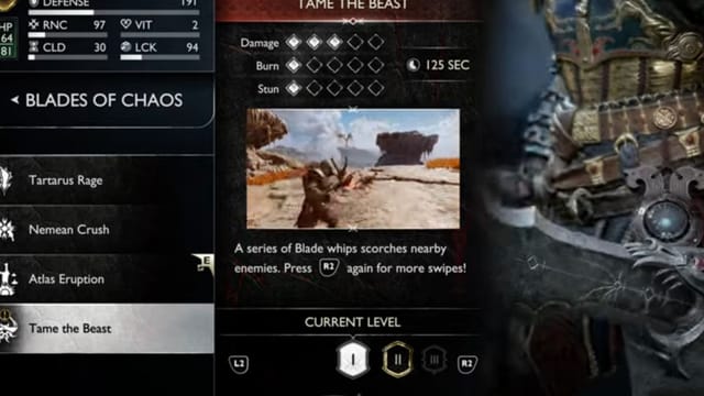 God of War Ragnarok: Where to find Tame The Beast Blades of Chaos Heavy ...