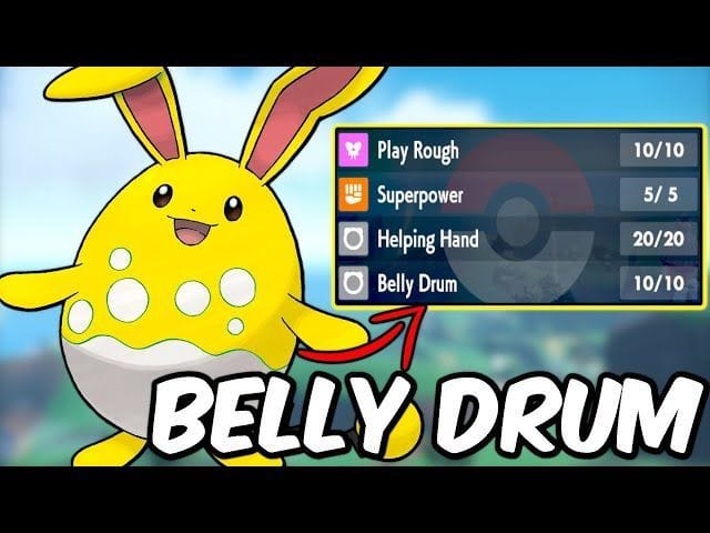 How to easily obtain the Attack-maximizing Belly Drum TM in Pokemon ...
