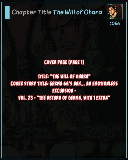 One Piece chapter 1066 (Full Summary): Robin's backstory further ...