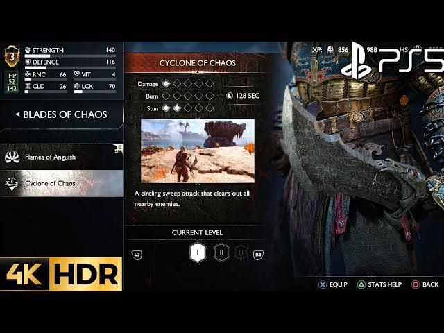 God of War Ragnarok: Where to find Cyclone of Chaos Blades of Chaos ...