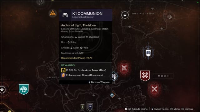 Destiny 2 K1 Communion Lost Sector guide: Available rewards, location ...