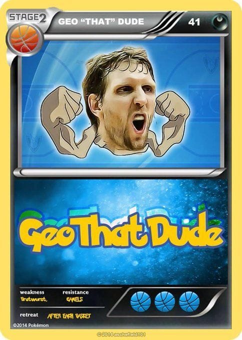 The "NBA Pokémon" meme that went viral on Twitter in 2014 as whole ...
