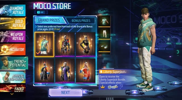 Free Fire MAX Moco Store guide (November): Get new bundle and Gloo Wall ...