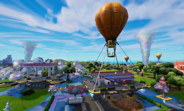 Fortnite: Where to eliminate opponents at airborne locations