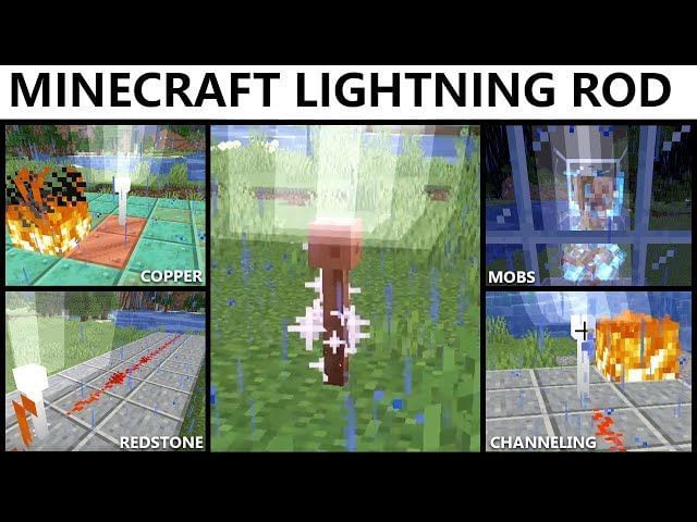 How to use lightning rods in Minecraft 1.19