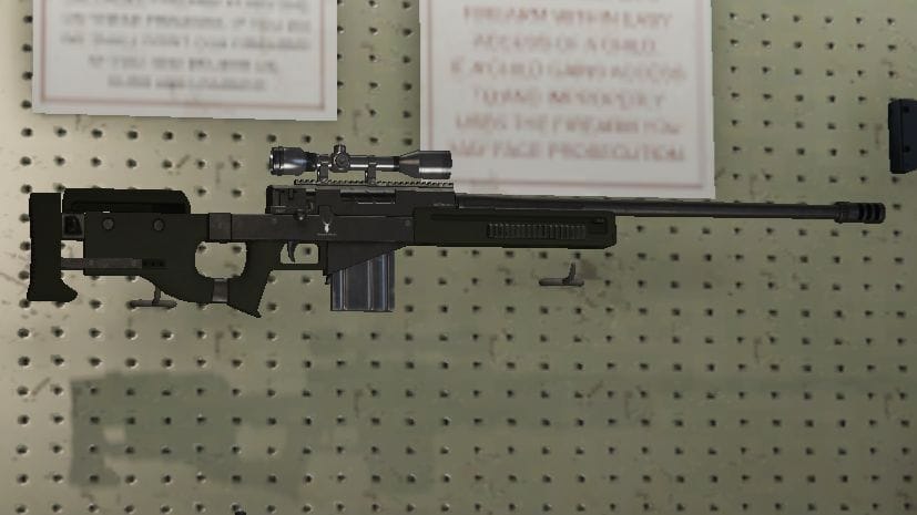 Sniper Rifle In GTA 5