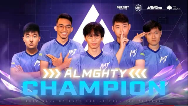 ALMGHTY wins COD Mobile Fall Invitational 2022