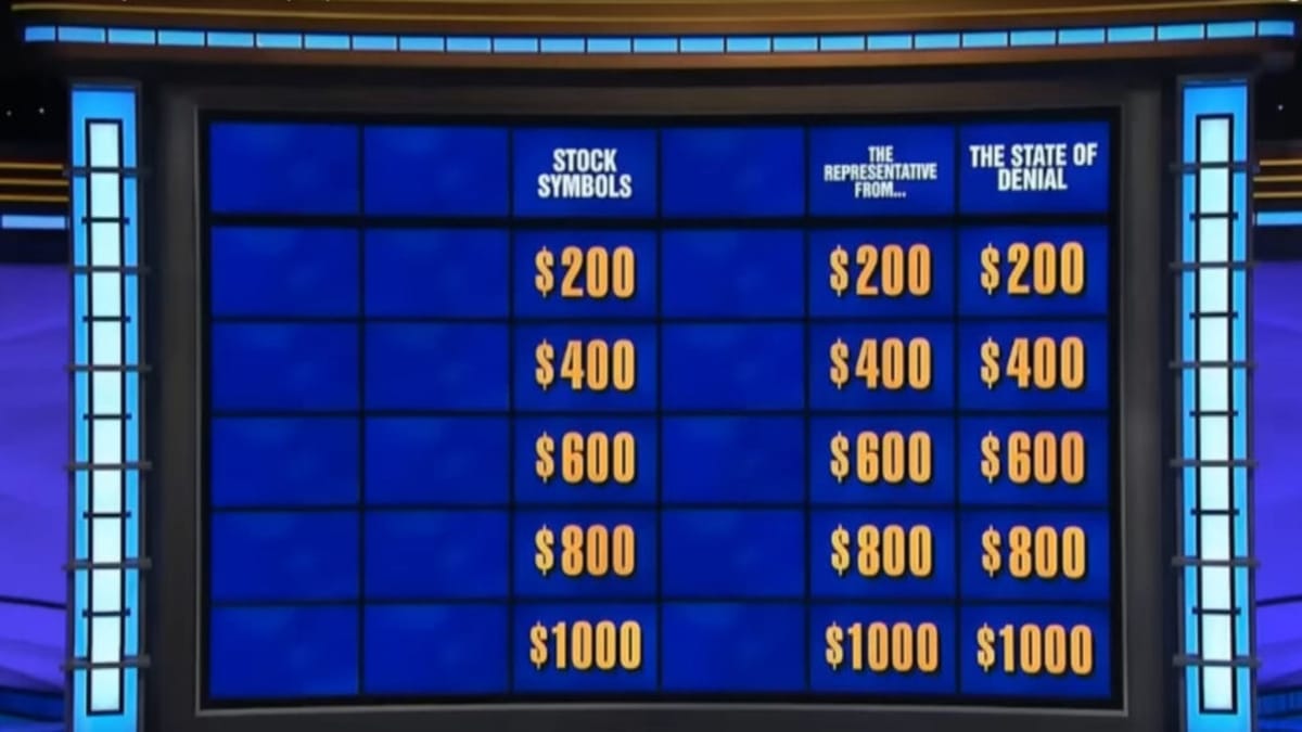 Today’s Final Jeopardy! answer: Friday, November 18, 2022