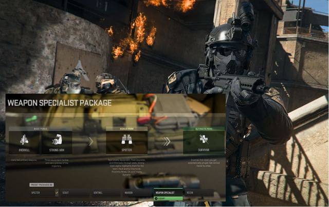 Changing perks in Warzone 2: Perk package system explained