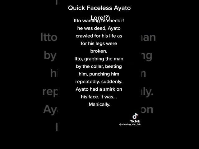 Genshin Impact player encounters Faceless Ayato in-game, community ...