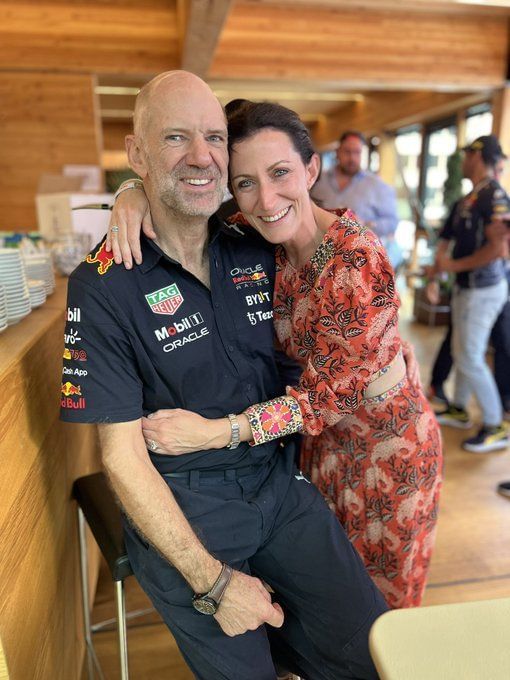 Adrian Newey's wife opens up on 'a year of abuse' faced online by her ...