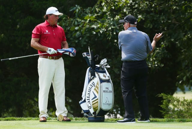 Who is Phil Mickelson's swing coach?