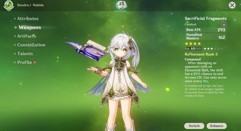 Genshin Impact Nahida build: Best artifacts, weapons, and F2P builds