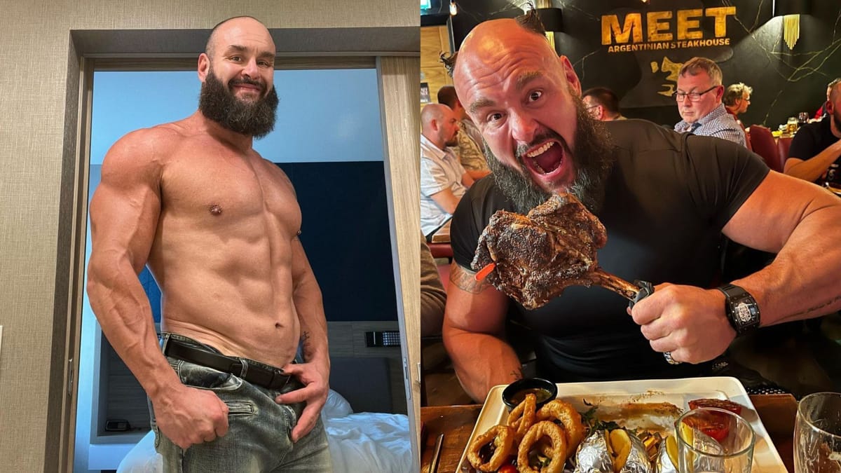 "20 egg whites and 4 cups of oatmeal for breakfast" - Braun Strowman ...