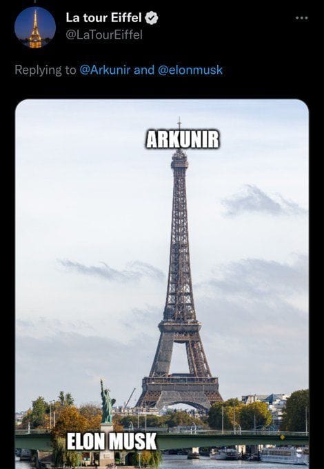 “Eiffel Tower is celebrating” - Twitter users react as Elon Musk gets ...