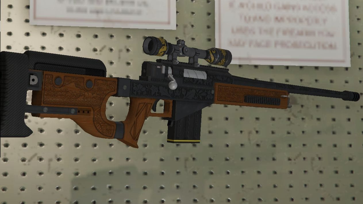 Sniper Rifle In GTA 5