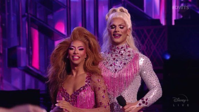 "My mouth literally dropped": Fans delighted to see Gleb in "drag" for his performance with ...