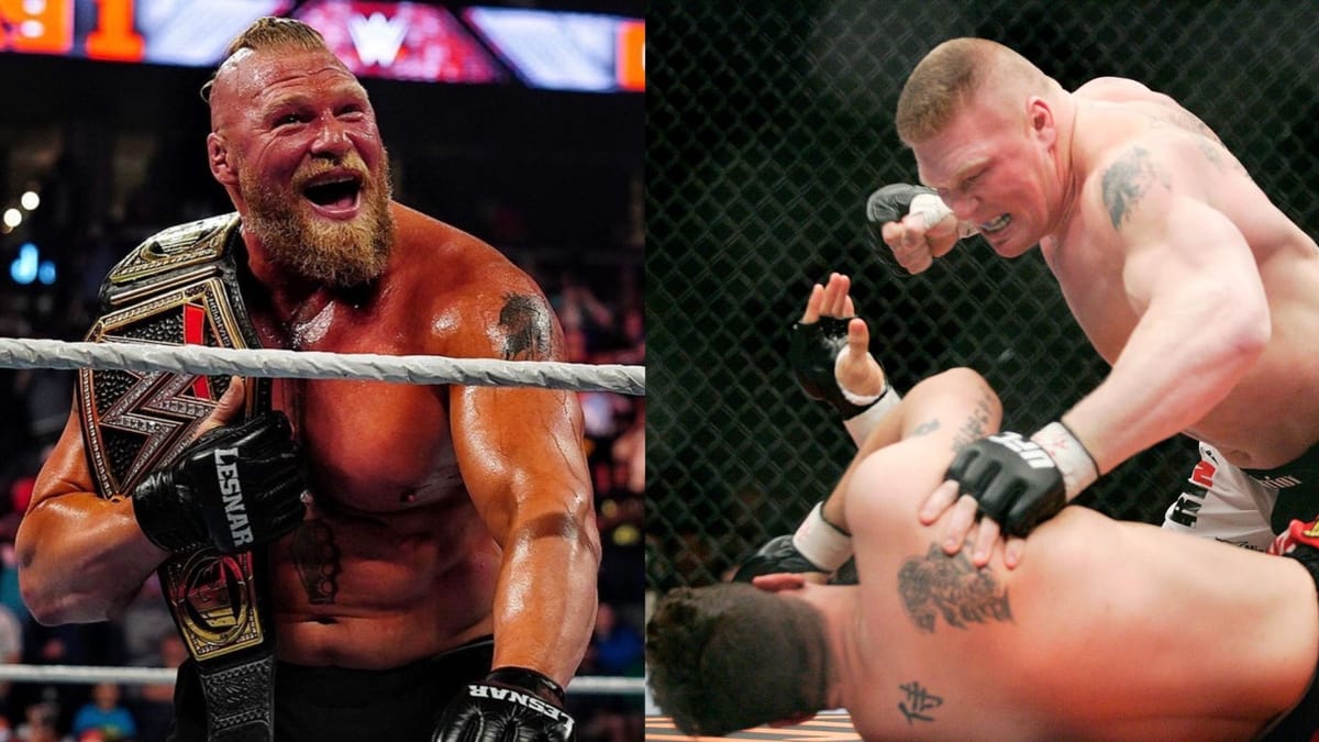 Which WWE Superstar can beat up Brock Lesnar in real life?